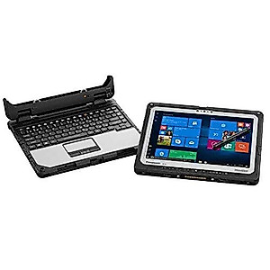 Panasonic Toughbook CF-20, 10.1 Multi Touch, 1920 x 1200, m5-6Y57, 8GB, 128GB SSD, Intel HD Graphics 515,Wi-Fi, Bluetooth, HDMI, Dual Pass (WWAN/WWAN), 8MP, Backlit Keyboard, Windows 10 Pro (Renewed)