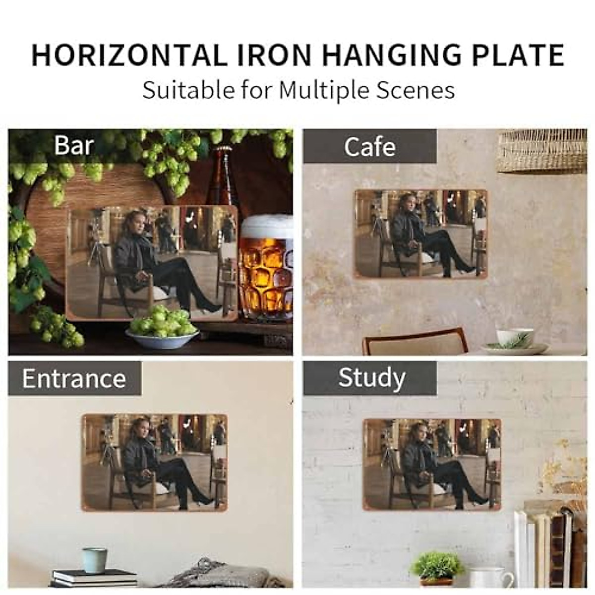 Irma Vep Poster Tin Logo Metal Style Cafe Home Bar Garage Garden Door Wall Art Decor 8x12 inches