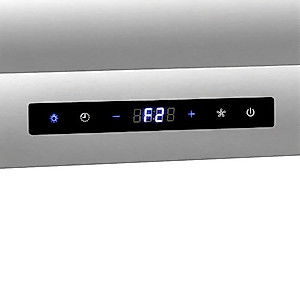 COSMO UMC36 36 in. Haven Collection 380 CFM Ducted Under Cabinet Range Hood, LED Lights, Touch Controls, Stainless Steel
