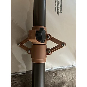 Beach Umbrella Holder for Patio Tables - Strong Locking System to Secure any Outdoor Sun & Wind Beach Umbrella - Won't Blow Away - Use for 1.5 inch Diameter Umbrella Shaft