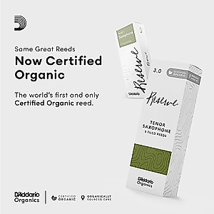 D’Addario Reserve Tenor Saxophone Reeds, Strength 3.0, 5-pack