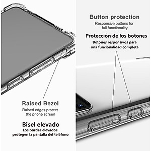 USTIYA Case for Huawei P60 Pro y Huawei P60 Clear TPU Four Corners Protective Cover Transparent Soft