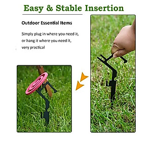 VROCUSE Pluggable & Hangable Mosquito Coil Holder for Outdoor, Camping, Patio, Hiking, Pool Side, etc.