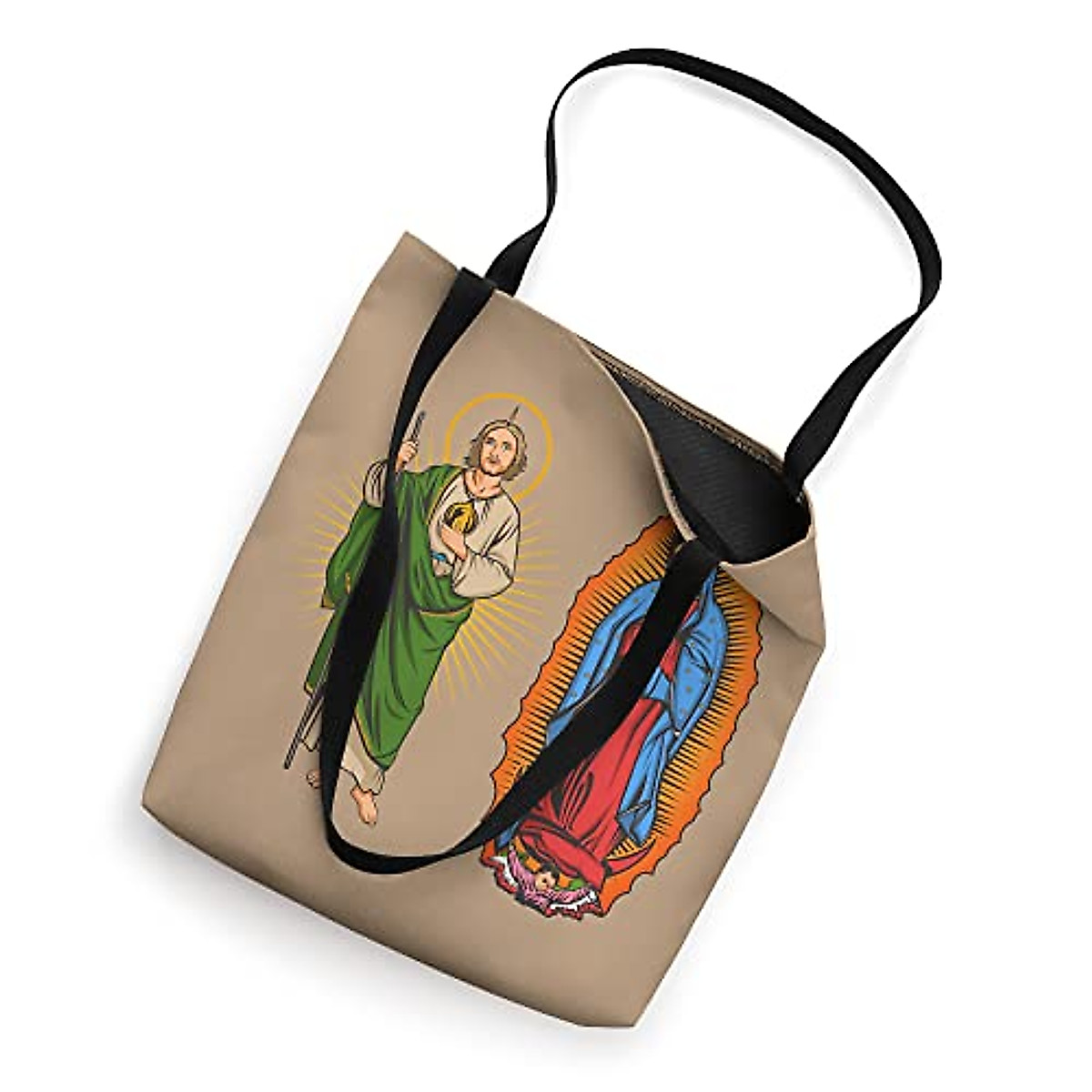 Virgen de Guadalupe con San Judas Tadeo Tote Bag
