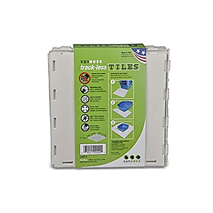 Van Ness Pets Trackless Cat Litter Mat Tiles, Customizable And ExpAndable, Set of 4 Tiles
