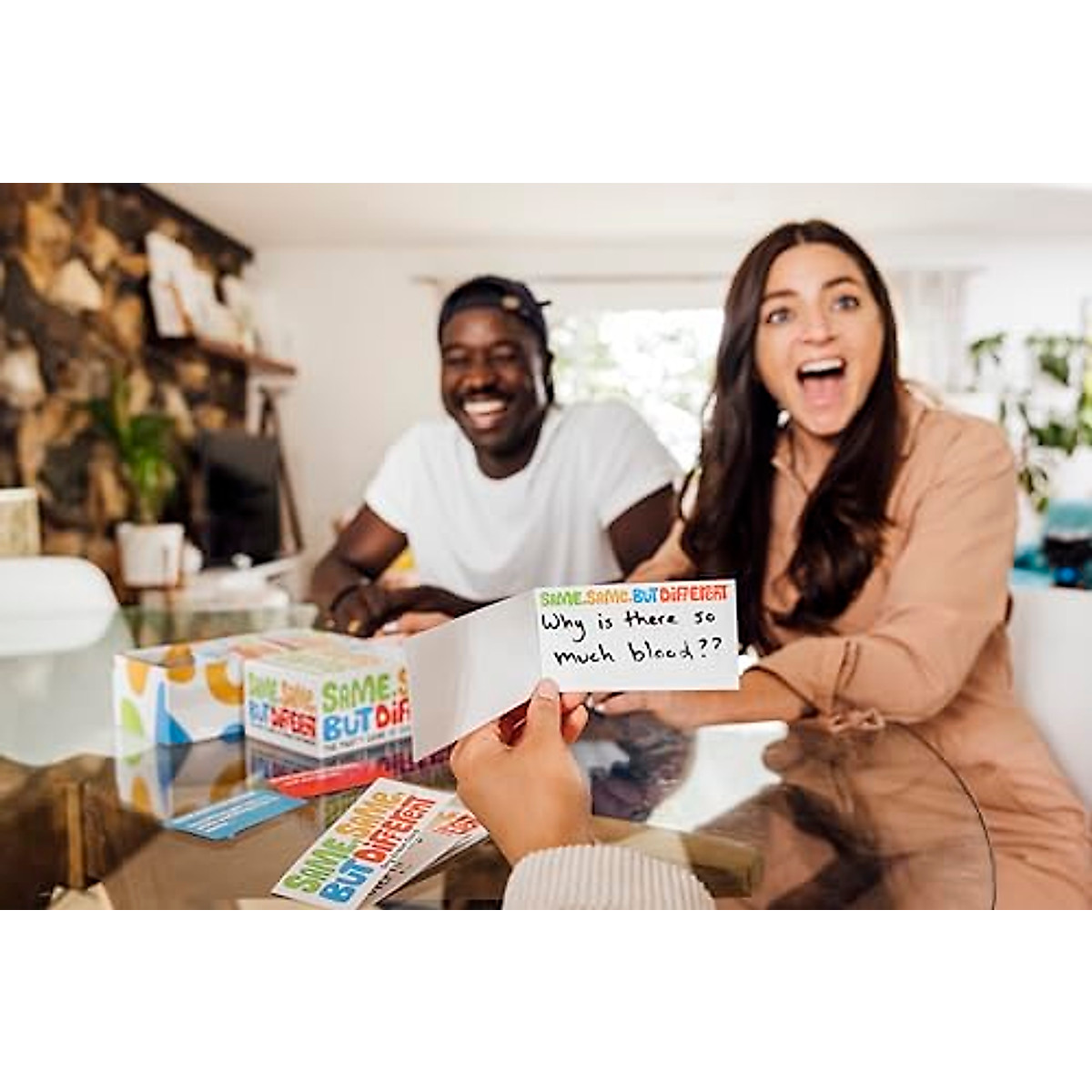 WHAT DO YOU MEME? Same Same But Different - The Party Game of Double Entendres – Adult Card Games for Game Night