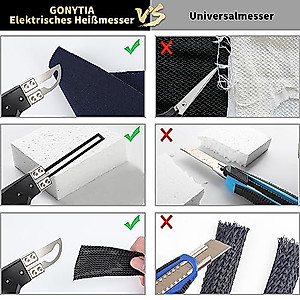 Gonytia Hot Knife Foam Cutter Rope Cutter Fabric Cutter Pro Electric Hot Knife Heat Sealer Cutting Tool kit