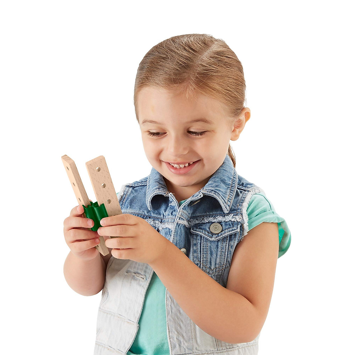 Fisher-Price Wonder Makers Design System Soft Slumber Campground - 60+ Piece Building and Wooden Track Play Set for Ages 3 Years & Up