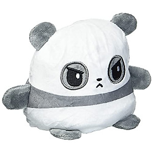 TeeTurtle - Plushmates - Magnetic Reversible Plushies that hold hands when happy - Panda - Huggable and Soft Sensory Fidget Toy Stuffed Animals That Show Your Mood - Gift for Kids and Adults!