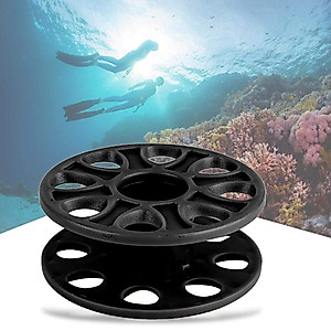 Finger Reel Tauchen Spool, Dive Finger Reel,Diving Spool Lightweight Diving Spool Plastic Diving Compact Finger Spool Reel Diver Underwater Accessory(Black)