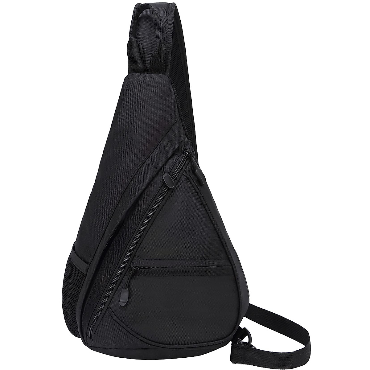 Lohol Lightweight Sling Bag Crossbody Shoulder Chest Bag Urben/Outdoor/Travel Daypack for Women & Men (M/Black)