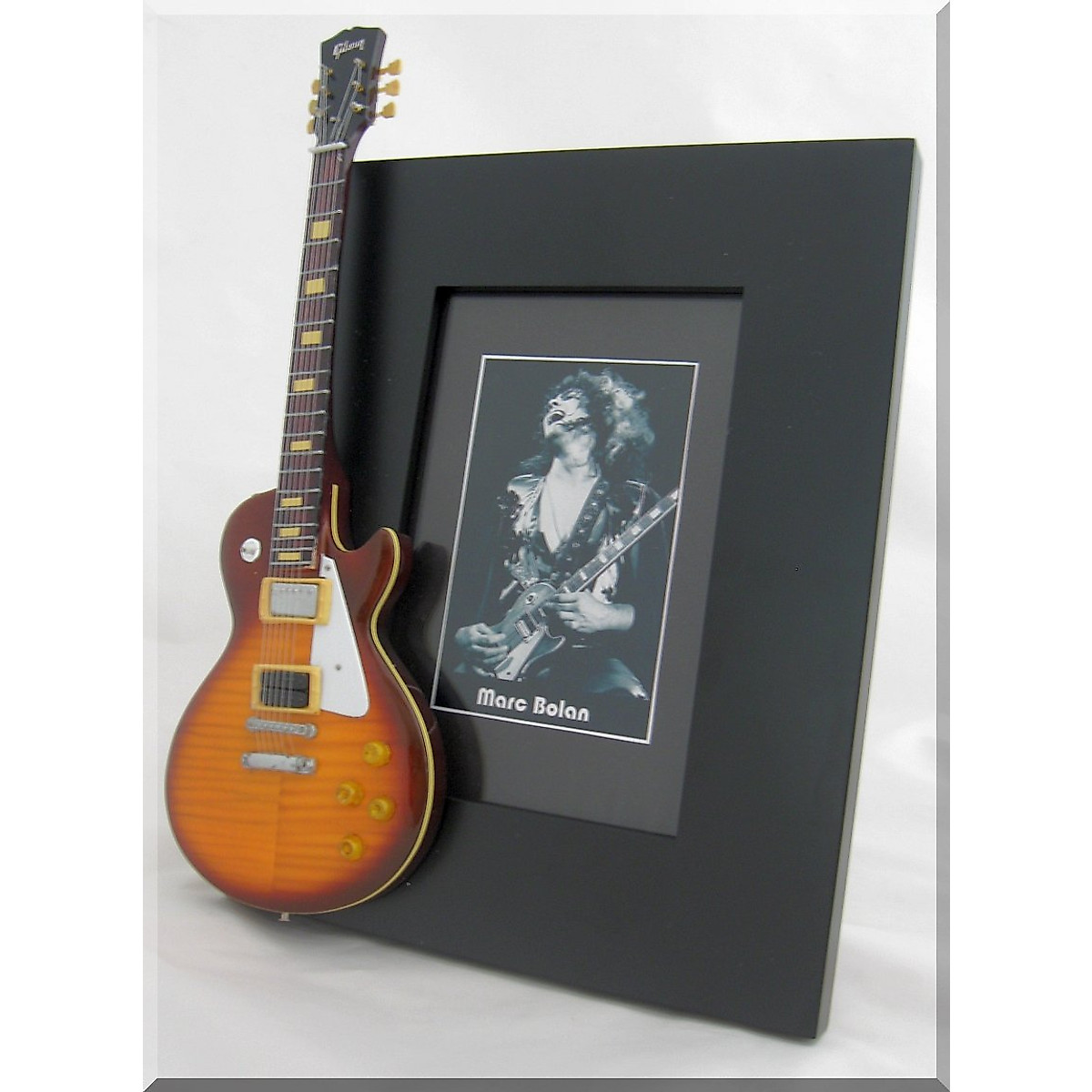 MARC BOLAN Miniature Guitar Photo Frame T-REX 1