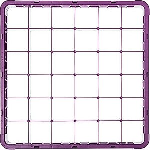 Carlisle FoodService Products RE36C89 OptiClean 36 Compartment Divided Glass Rack Extender, 1.78", Lavender