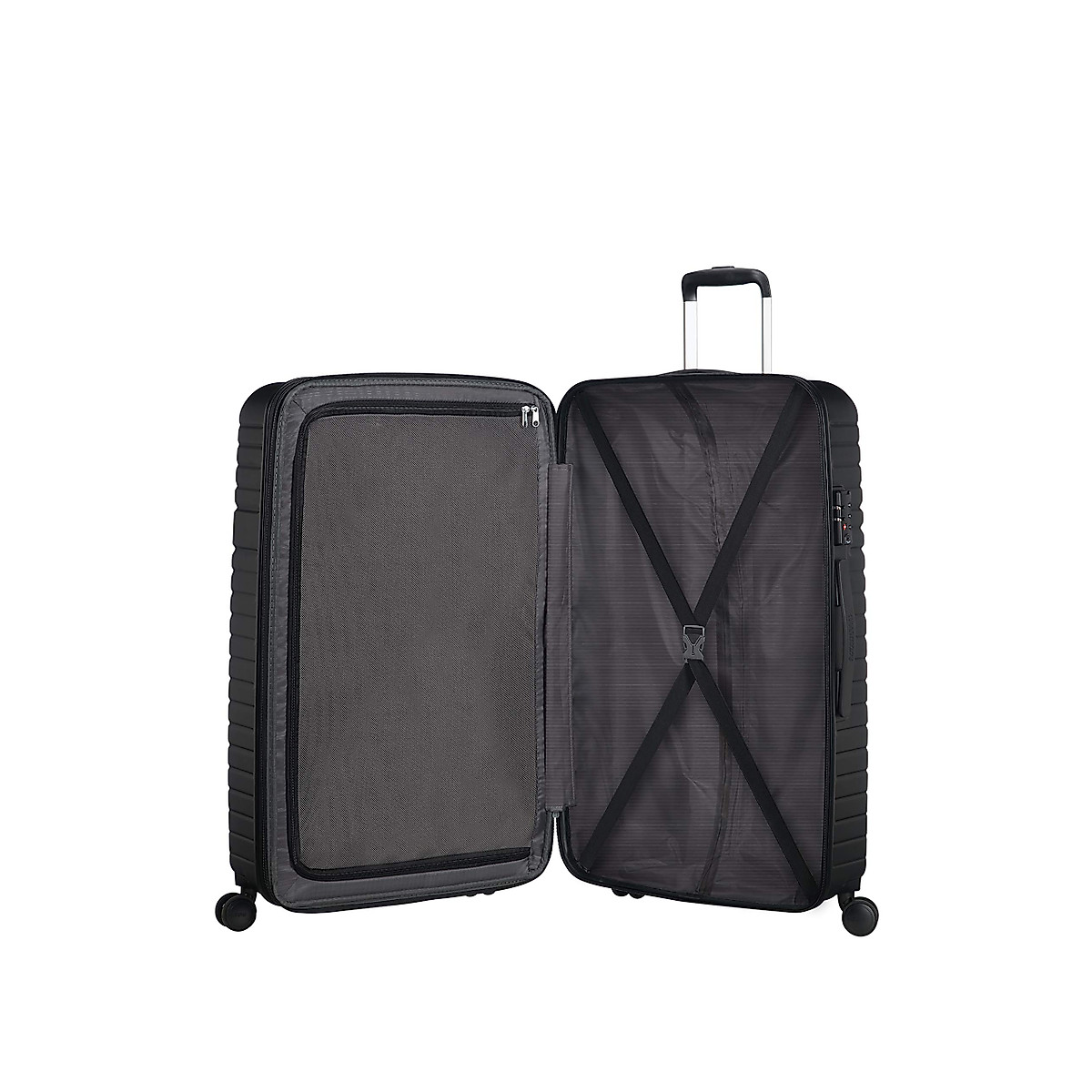 American Tourister Spinner 79 Expandable, Jet Black (Black), Large