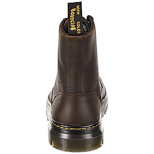 Dr. Martens unisex adult Lace Fashion Boot, Gaucho Crazy Horse, 11 Women 10 Men US