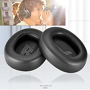 LIVE650BTNC Earpads Replacement Ear Cushions Compatible with Live 650BTNC LIVE660btnc E65BT E65BTNC Everest Elite 750NC V710 and Duet NC Wireless Over-Ear Headphones(Black)