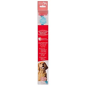 Sentry Petrodex VS Toothbrush Dog Dual Ended Brush, Large