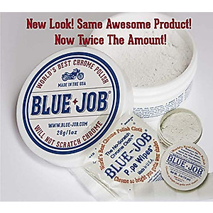 Blue-Job® Chrome Polish - Perfect for Your Motorcycle! One Polish for All Your Needs