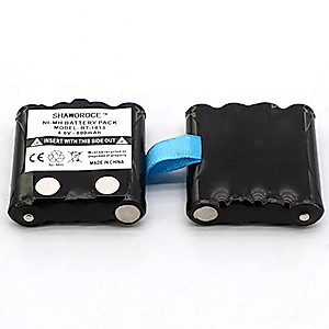 2-Pack 800mAh BP38 BP39 BP40 BT-537 BT-1013 Ni-MH Battery Replacement for Uniden Walkie Talkie CB Radio GMR635 GMR638 GMR645 GMR648 GMR680 GMRS380 GMR3699 GMR2889 Rechargeable Battery-Pack