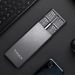 VMAN Small Screwdriver Set, 63 in 1 Precision Screwdriver Set, iphone Repair Tool Kit with Case Screwdriver Set for Electronics, Gameconsole, Watch, Tablet, PC, MacBook