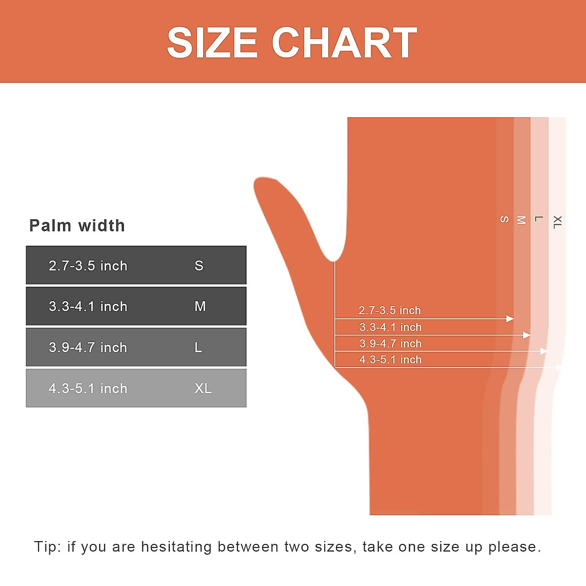 FINITEX Nitrile Disposable Latex Free Gloves Orange - 3.5mil 50PCS Powder Free Gloves Christmas Cleaning Medical Exam Food Gloves (X-Large)