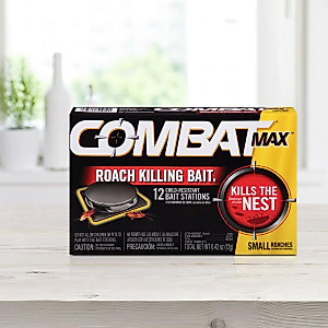 Combat 51910 Small Roach Bait, 12 Per Pack