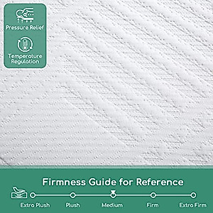 6 Inch Full Size Gel Memory Foam Mattress for Kids, Medium Feel Full Mattress with Graphene Fabric Cover, Full Bed Mattress in A Box for Bunk Beds, Trundle Beds, Made in USA, CertiPUR-US Certified