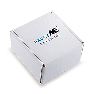 Padgene Bluetooth Smartwatch,Touchscreen Wrist Smart Phone Watch Sports Fitness Tracker with SIM SD Card Slot Camera Pedometer (Black (Black Band))