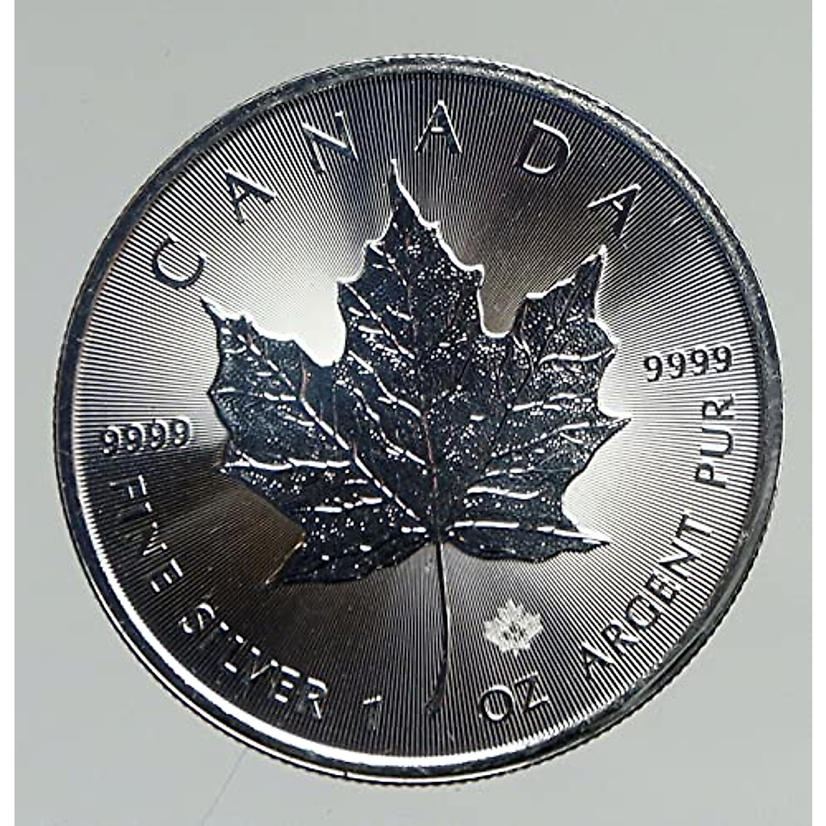 2021 CA 2021 CANADA UK Queen Elizabeth II MAPLE LEAF 1 OZ $5 Good Uncertified