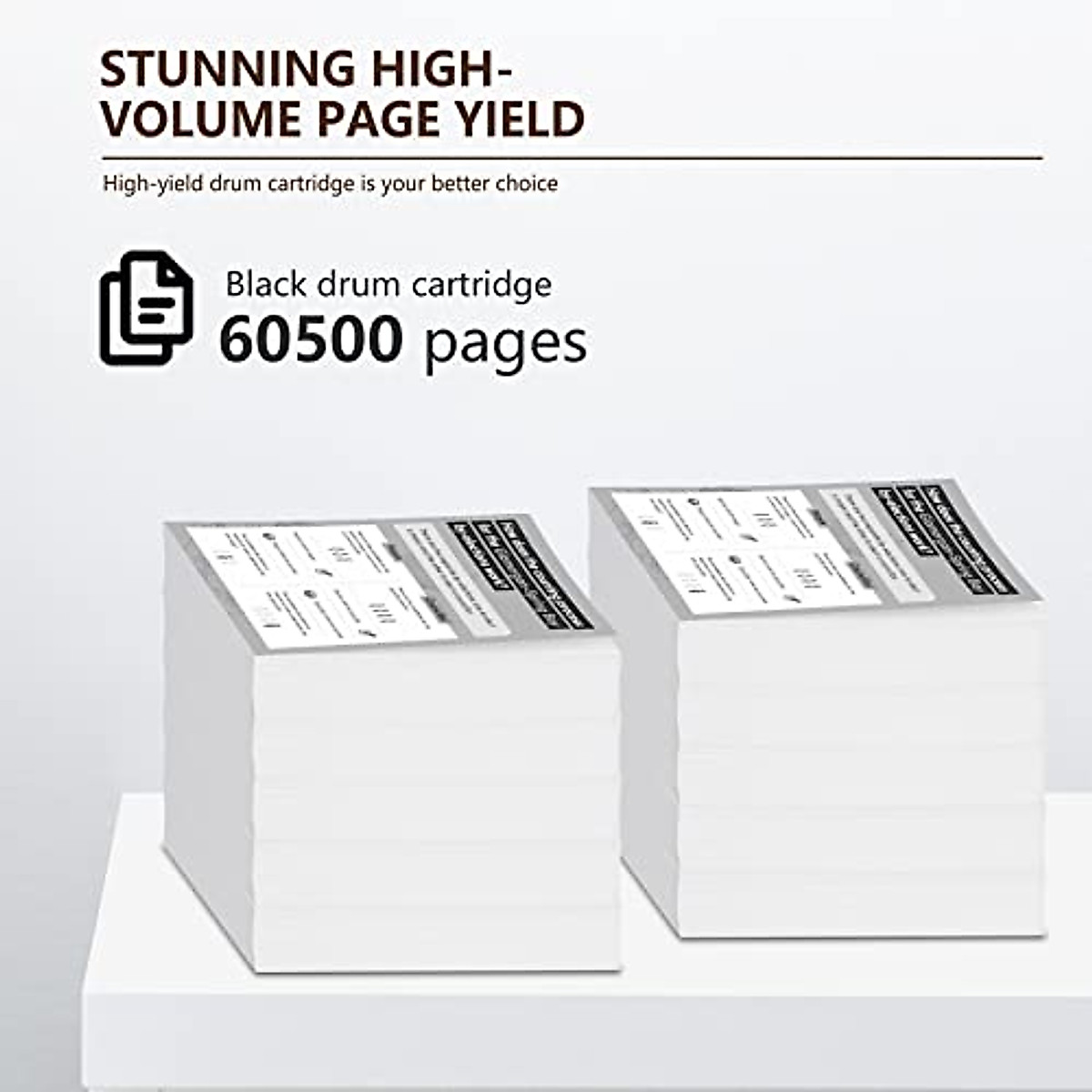 DRAWN C400/C405 Black Drum Unit 108R01121 Compatible 1Pack 108R01121 Drum Cartridge Replacement for Xerox Phaser 6600 VersaLink C400 C405 WorkCentre 6605 Printer