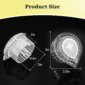 ZephyrJazz Replacement Knob Handle Kit Compatible with 100710 Shower Handle, Shower Knob Replacement for Single Handle Bathroom Faucet Tub Shower Handle