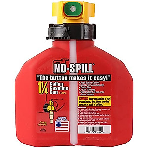 No-Spill 1415 1-1/4-Gallon Poly Gas Can (CARB Compliant)