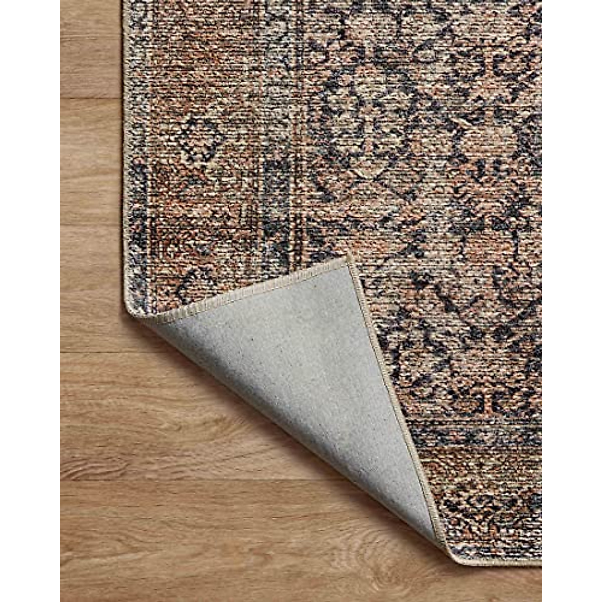 Loloi Amber Lewis x Billie Ink/Salmon 5'-0" x 7'-6" Area Rug