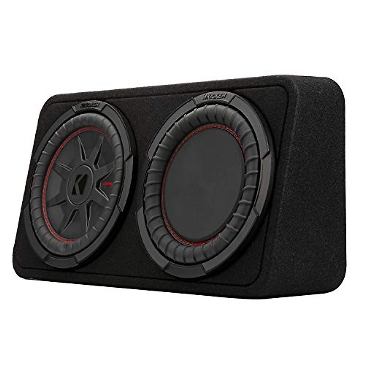 KICKER CompRT 10"(25cm) subwoofer in Thin Profile encl, 2ohm, RoHS Compliant