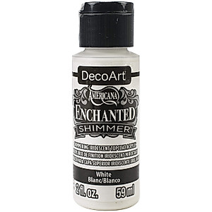 Deco Art ENCHANTED SHIMMR 2OZ WHITE, us:one size