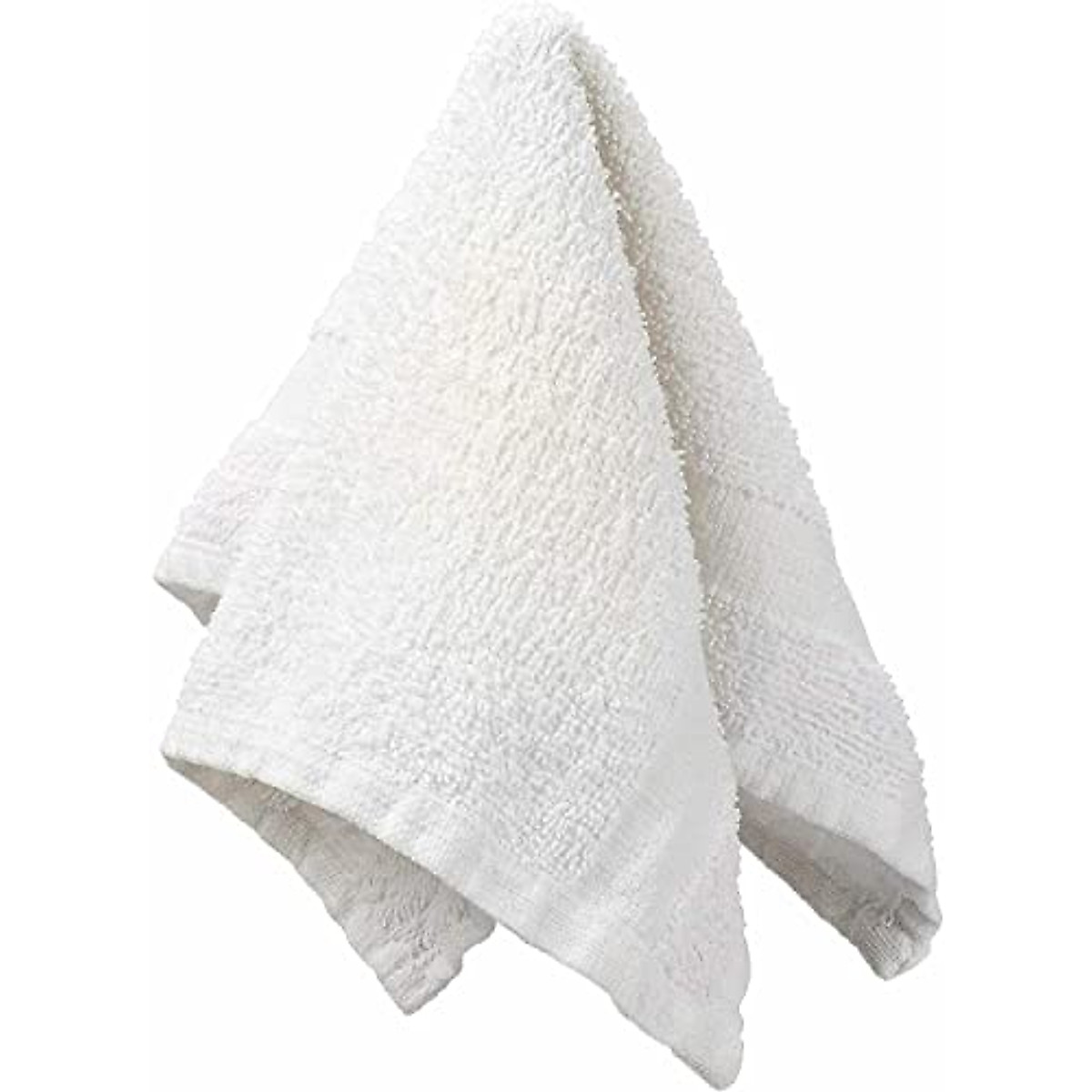 American Mills 100% Cotton Wash Cloths (White 12:1)