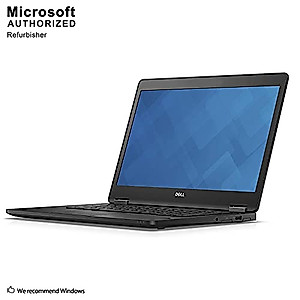 Dell Latitude E7470 FHD Ultrabook Business Laptop Notebook (Intel Core i7 6600U, 16GB Ram, 256GB SSD, HDMI, Camera, WiFi, Bluetooth) Win 10 Pro (Renewed)