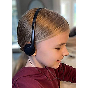 SmithOutlet 40 Pack Student Headphones in Bulk | Model SG-ID-08-40 | Wired 3.5 MM Jack Connectivity | for School, Classroom, Student Testing, Library, Computer Labs