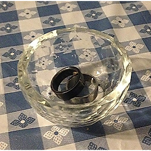 Amlong Crystal Clear Faceted Crystal Mini Bowl 3 Inch