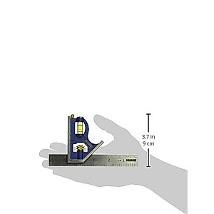 IRWIN Tools Combination Square, Metal-Body, 6-Inch (1794468), Blue