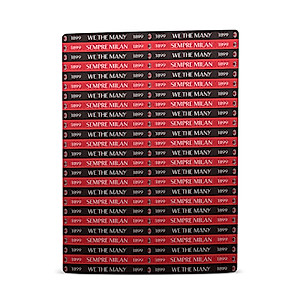 Head Case Designs Officially Licensed AC Milan Sempre Milan 1899 Art Vinyl Faceplate Sticker Gaming Skin Decal Compatible with Sony PlayStation 5 PS5 Digital Edition Console and DualSense Controller