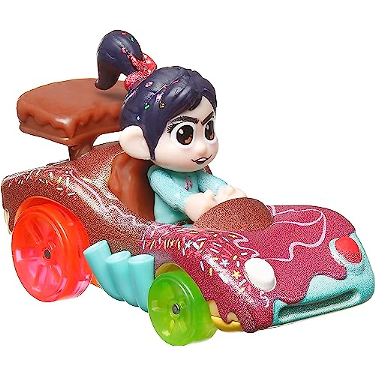 Hot Wheels RacerVerse, Set of 4 Die-Cast Disney Toy Cars Optimized for Hot Wheels Track with Popular Disney Characters as Drivers