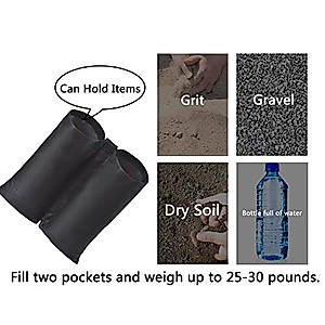 ZFZGFRCS Gazebo Weight Bags, Pop-up Canopy Weights Foot Bag, Heavy-Duty Sandbag Weight Bags for Pop up Canopy Tent Weighted Feet Bag (4 Pack sandbag). (4 Packs)
