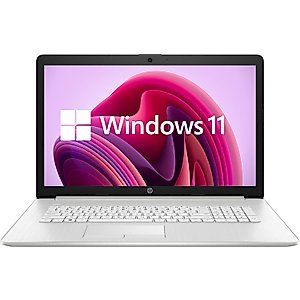 HP [Windows 11 Home] Newest Laptop, 17.3” Full HD Display, 11th Generation Intel Core i3-1115G4 Processor, 32GB RAM, 1TB SSD, Ethernet, Webcam, Wi-Fi, Bluetooth, HDMI, Silver