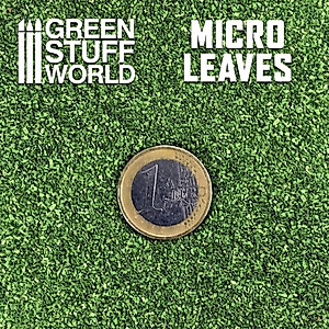 Green Stuff World– Micro Leaves - Medium Green Mix for Terrain 10607