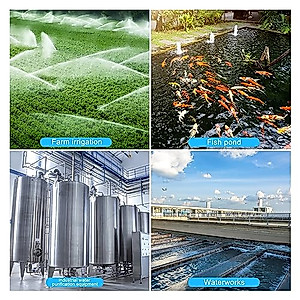 Flow Control Meter DN25-DN80 Water Flow Meter, LCD Digital Display Flowmeter, PVC Pipe Liquid Water for Farm Garden Irrigation Used in Petroleum,Food, Etc.(DN50 Without Cable)