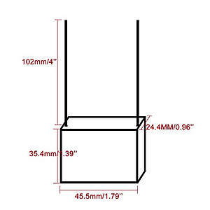 2pcs CBB61 Celiling Fan Capacitor for New Tech 2 Wire 10UF 450V (2pcs - 10uf)