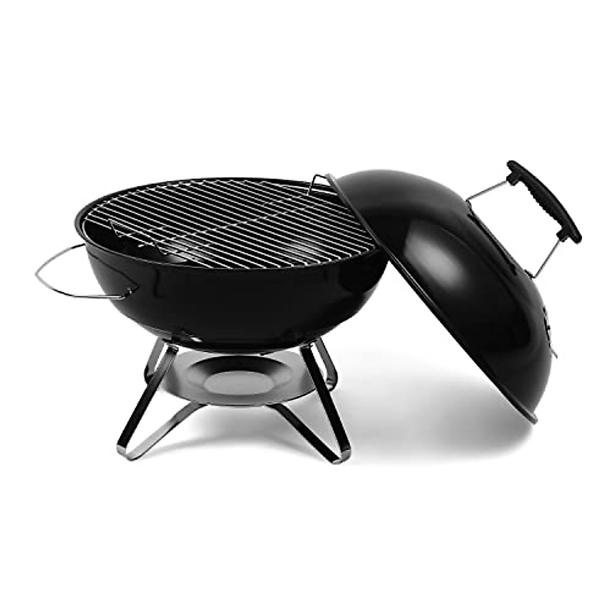 Amazon Basics 18-inch Portable Charcoal Grill, Black