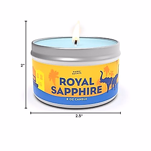 Park Scents Royal Sapphire Candle - Authentic Smell of The Hotel Lobby at Royal Pacific & Sapphire Falls Resort in Universal Orlando - Handmade in The USA - Vegan and Cruelty-Free | 8 oz. Tin