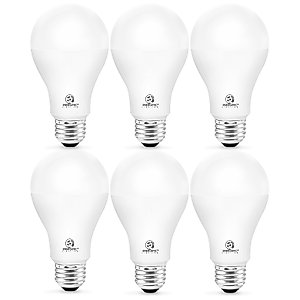 6 Pack Super Bright Light Bulb 150 Watt Equivalent A21 LED Light Bulb, Daylight 5000K, 2600 High Lumens LED Bulb, E26 Base, Non-Dimmable, UL Listed